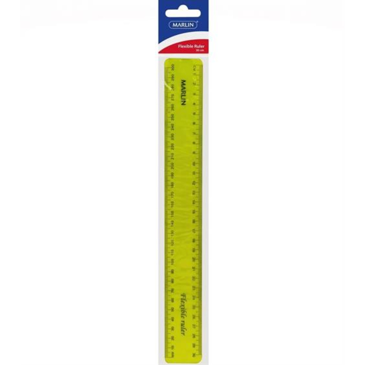 Marlin Flexible 30cm Ruler Yellow - Pihas Technologies